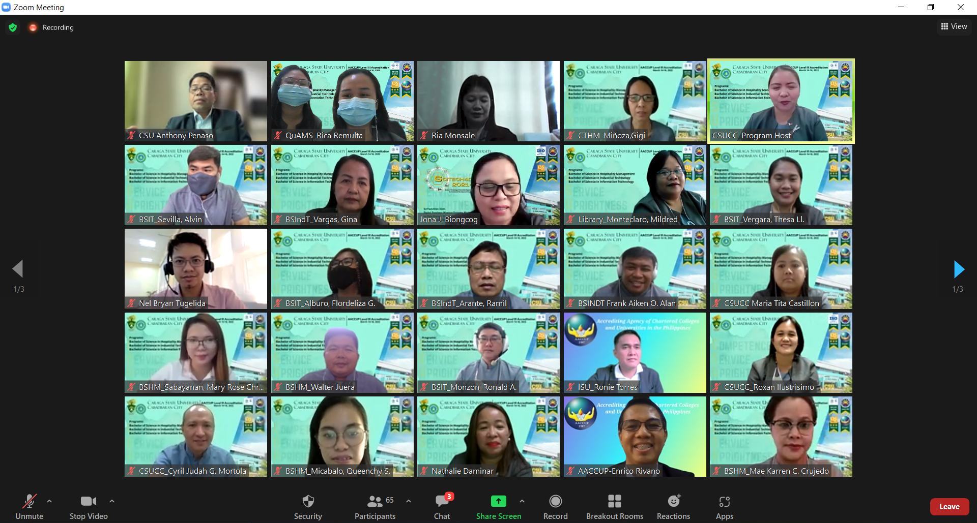 CSUCC Challenges Another AACCUP Accreditation - CARAGA STATE UNIVERSITY