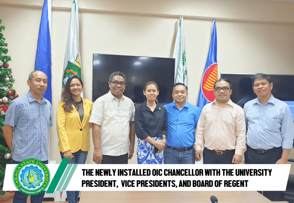 CSUCC welcomes the newly installed Chancellor - CARAGA STATE UNIVERSITY