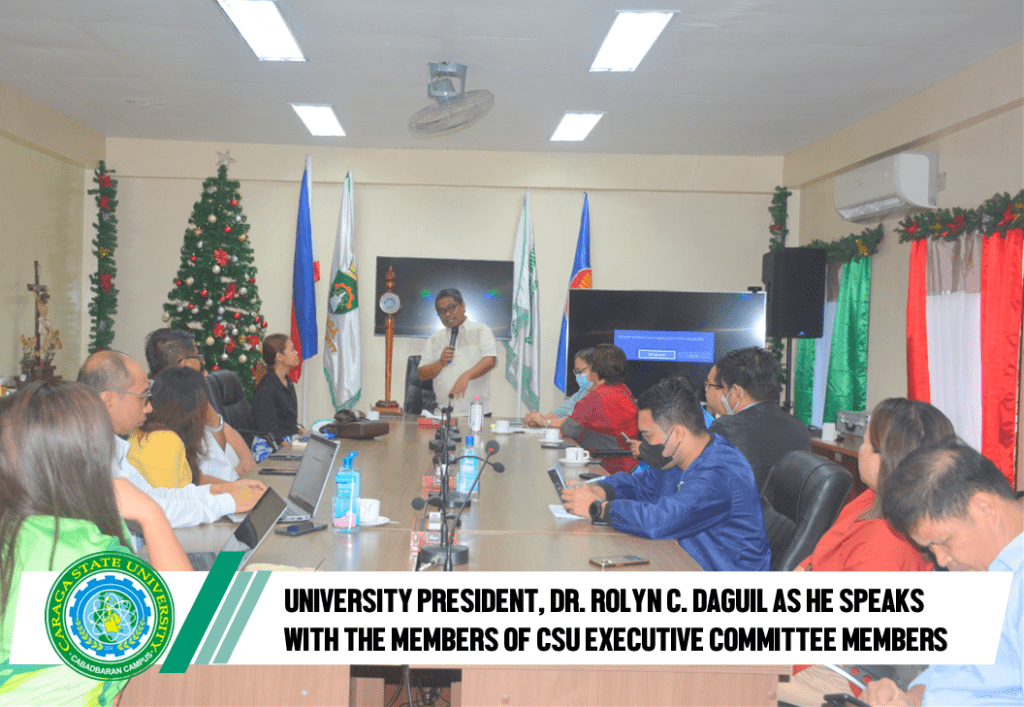 CSUCC welcomes the newly installed Chancellor - CARAGA STATE UNIVERSITY