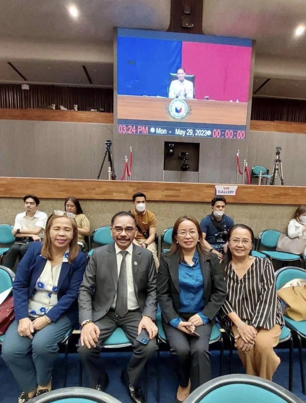 DLHS meets Cong. Corvera - CARAGA STATE UNIVERSITY